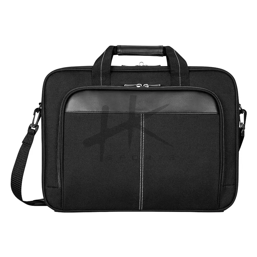 Premium Laptop Bag Classic Slim Briefcase Messenger Bag - Spacious ...
