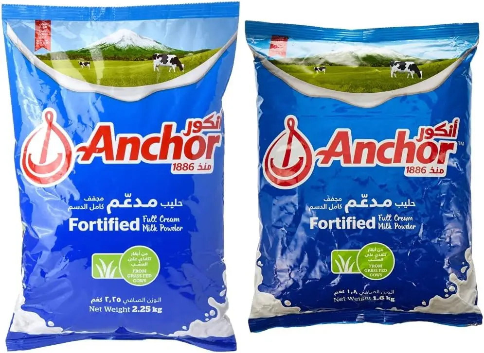 Anchor Fortified Full Cream Milk Powder 2.25 Kg Pouch - Buy Anchor Milk ...
