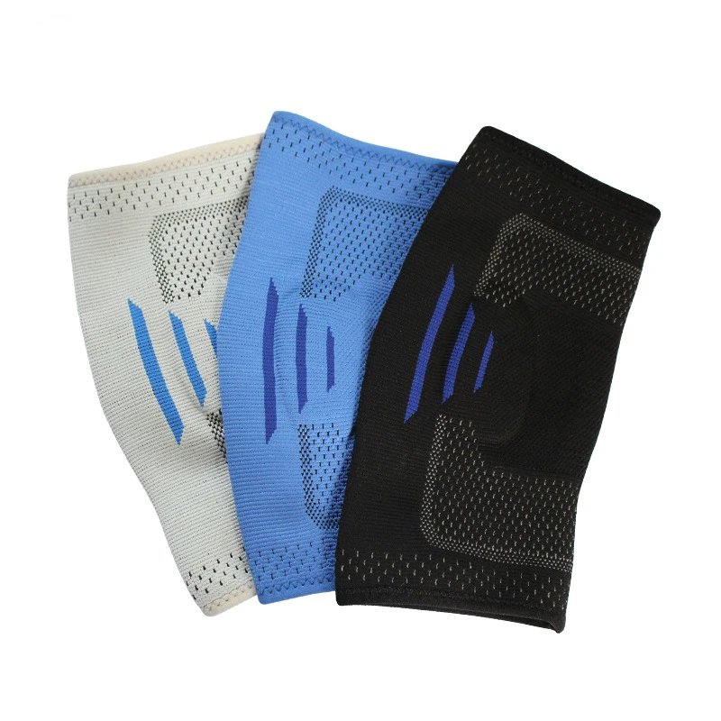 Nylon with Silicone Pad Compression Elbow Band with Anti Slip SIlicone ...