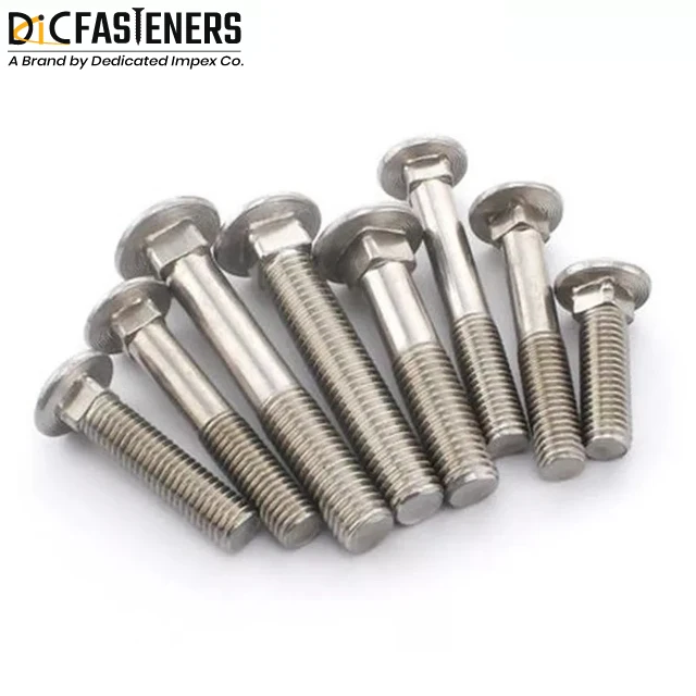 M4 x 16mm Stainless Steel 316 Carriage Bolts Round Button Head, Metric ...
