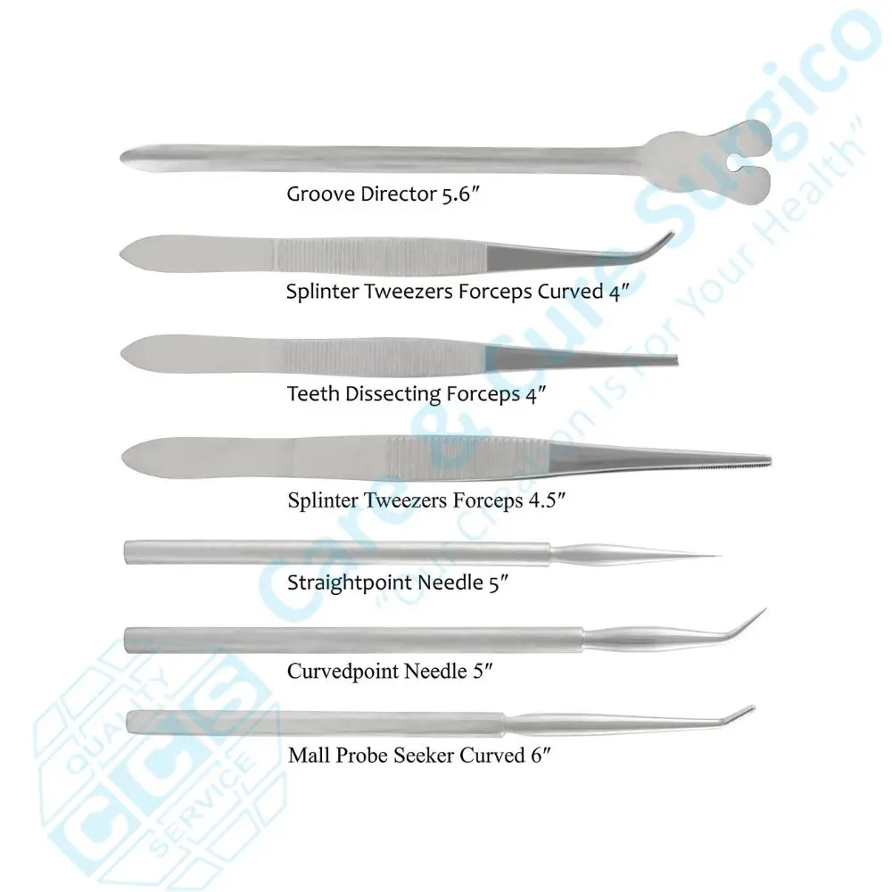 Care & Cure Surgico Sialkot Maker Advanced Dissecting Dissection Kit ...