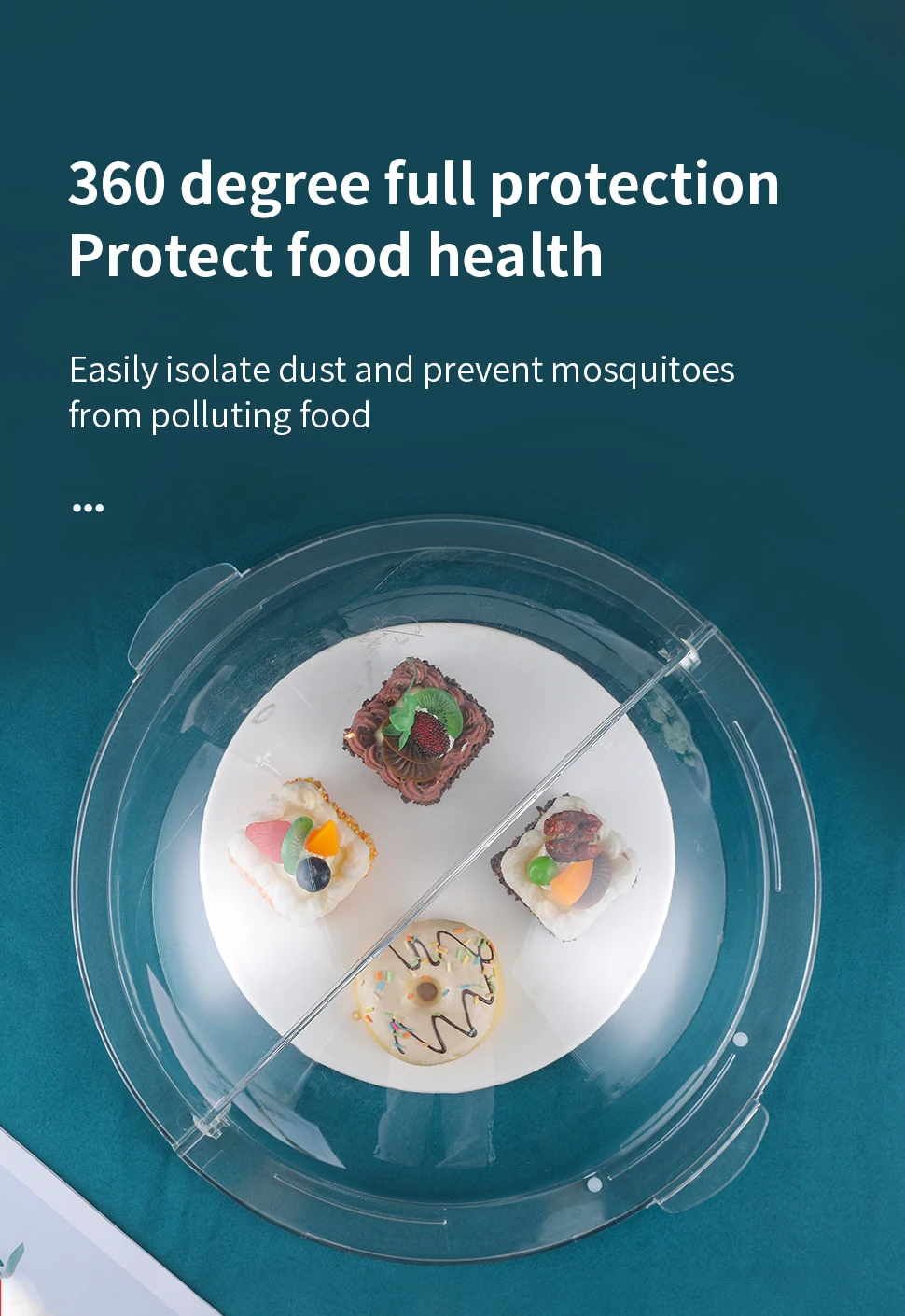 Transparent Plastic Food Covers - Sustainable & Versatile