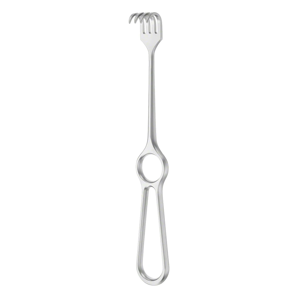 Kocher Wound Retractor With Prong 220 Mm 8.34" 4 Prongs Semi Sharp ...