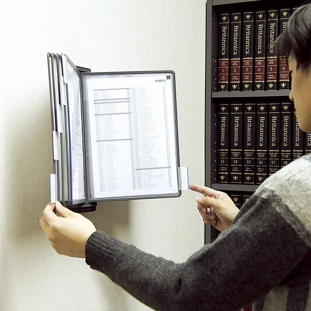 Wall Mount Flip Menu A4 Clear Plastic Document Holder AIDATA| Alibaba.com