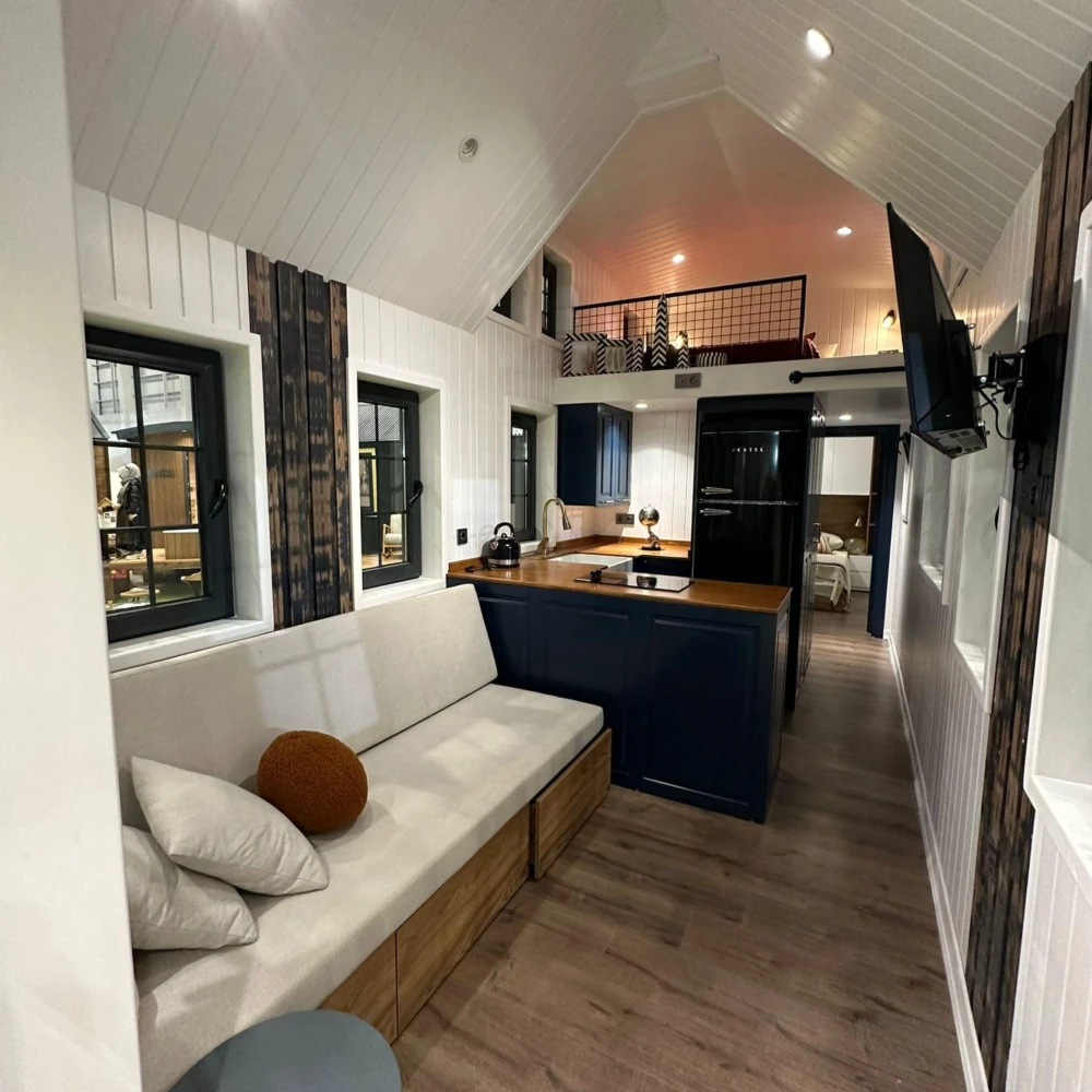 Tiny House Portable House American Style For Caravan Fire Proof Factory ...