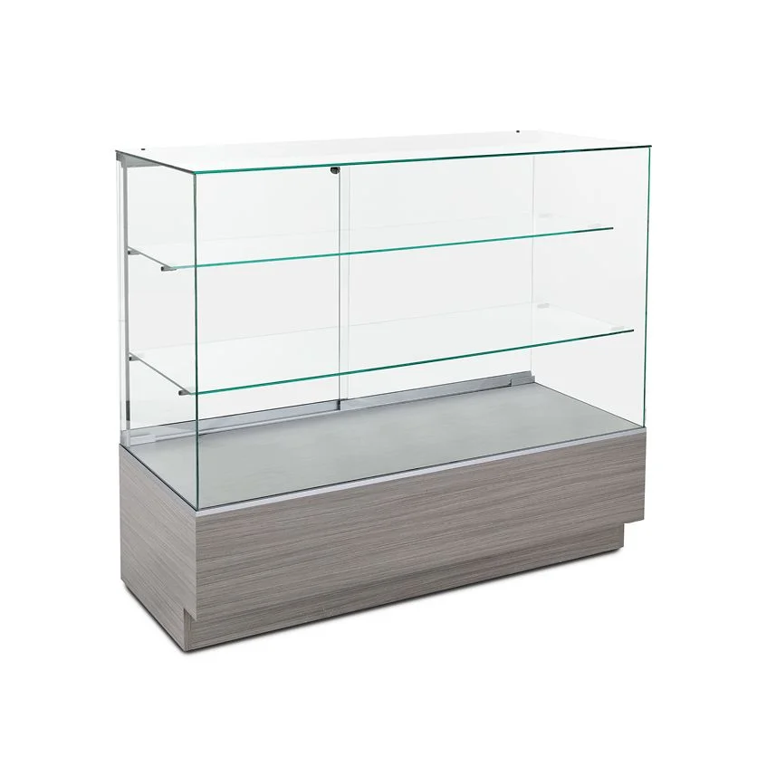 Frameless Glass Showcase - Full Vision Display Cabinet
