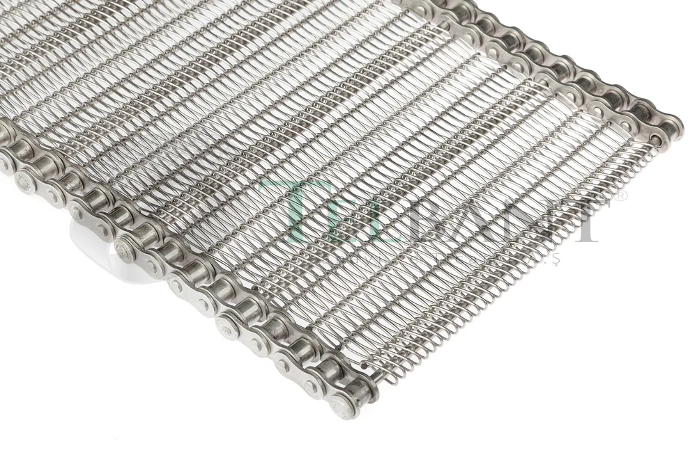 Stainless Steel Wire Mesh Chain Conveyor Belt Steel Chain Conveyor Belt ...