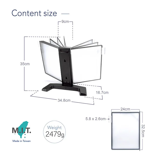 A4 Paper Document Holder Display Stand Aidata - Buy A4 Paper Display ...