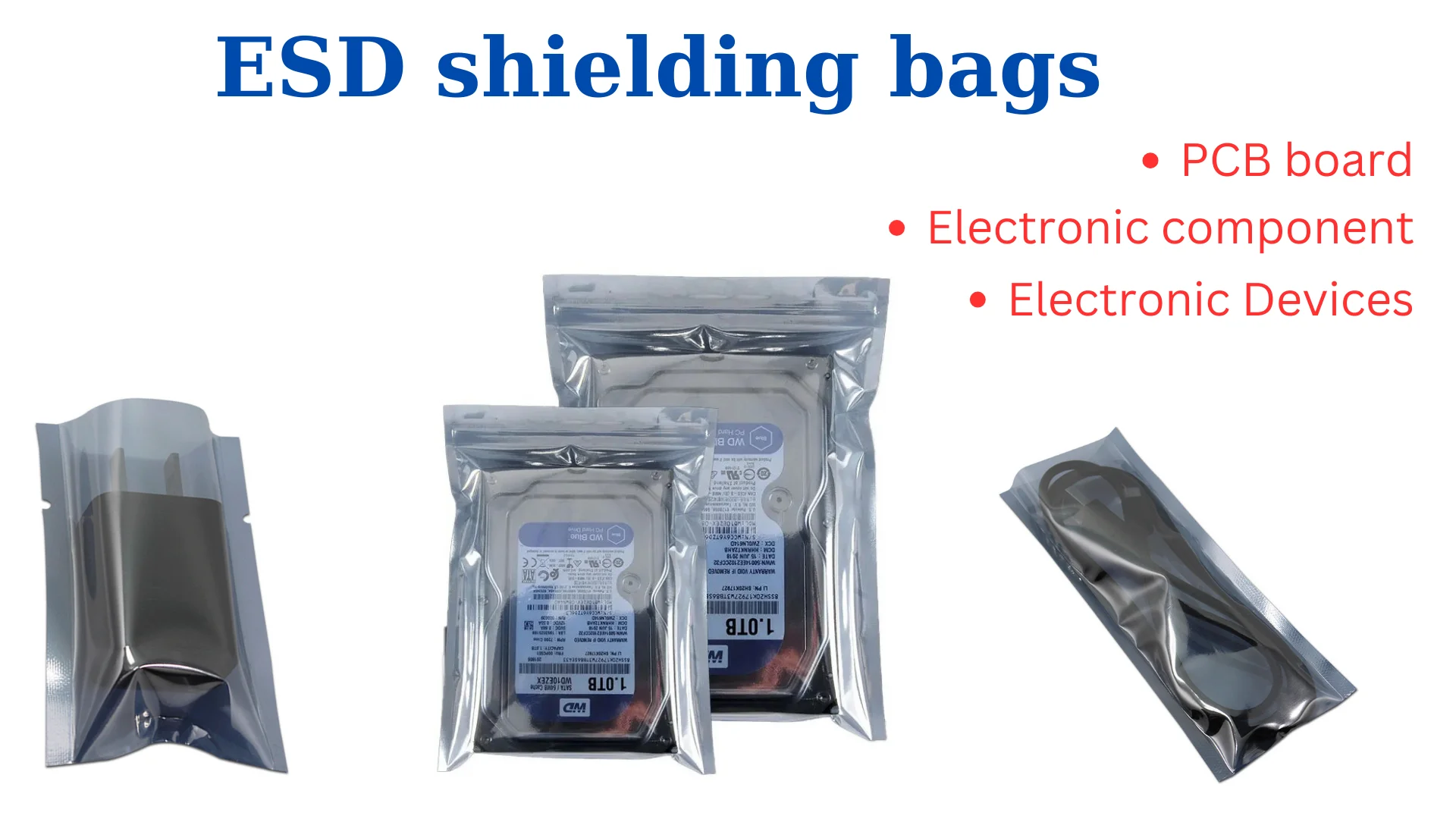 Whole Sales Factory Price Anti-Static Bag Large Esd Bags Shielding Bag ...