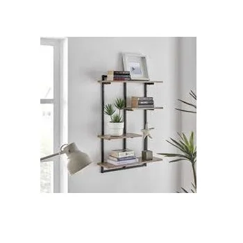 Handmade Classic Style Wall Decorative Iron & Mdf Wall Shelves Matt ...