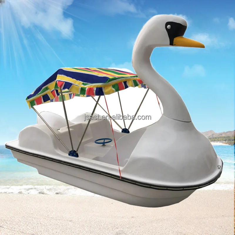 Double Swan Shape Water Pedal Boat Popular Design For Young People And ...