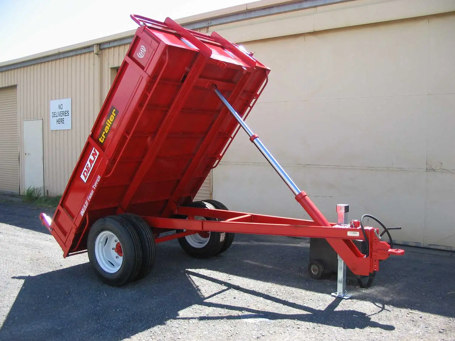 Buy 5 Get 2 Free Farm Used Tractor Tipping Dump Trailer 10ton Farm ...