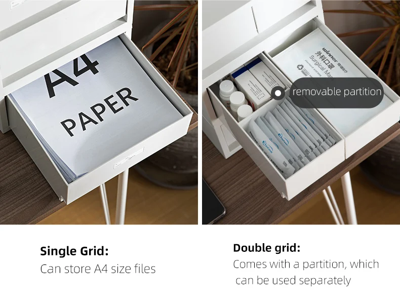 Shimoyama High Quality Plastic Composable Home Office Under Desk File ...