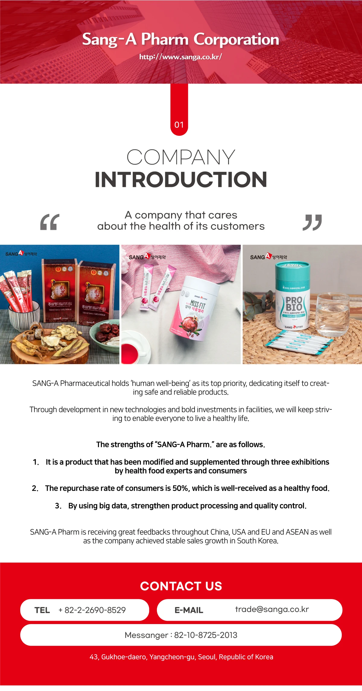 (sang-a Pharm Corporation) Korean Red Ginseng Extract Dailytime Healthy ...