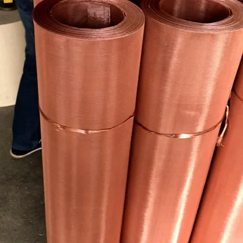200 Mesh 1.5m*30m/roll Copper Wire Mesh For Screen - Buy Woven Copper ...