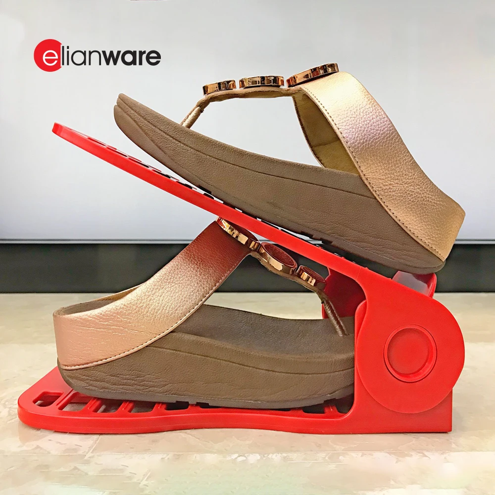 Elianware High Quality Pp Plastic Adjustable Double-layer Stackable ...