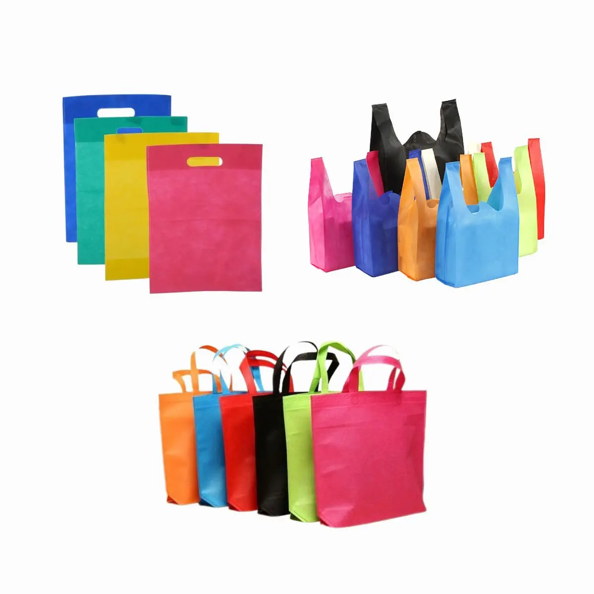 Fully Automatic Non Woven Drawstring Bag D-cut Bag Making Machine Easy ...