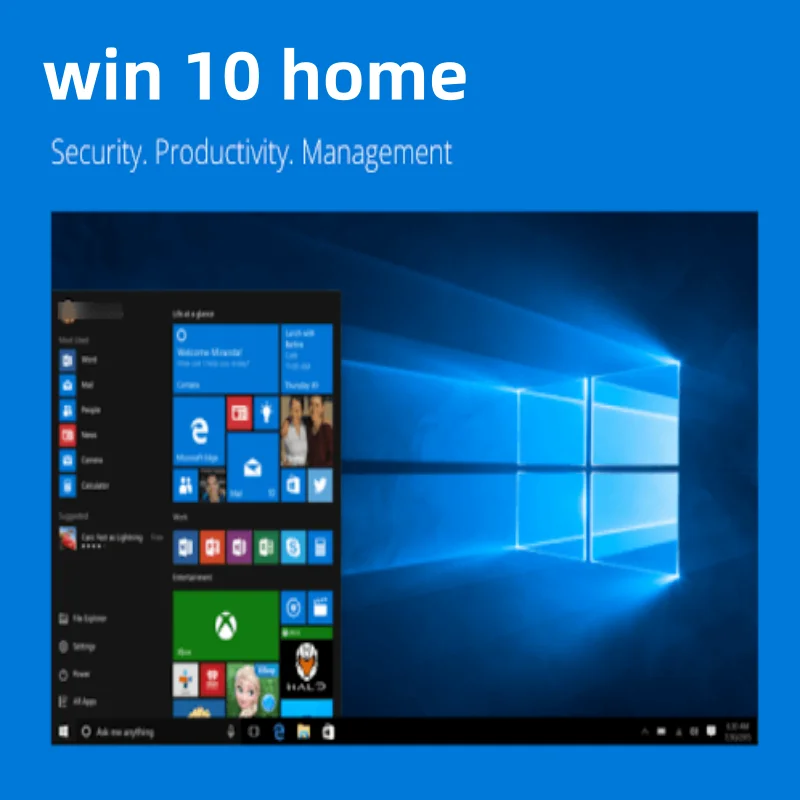 Globally Win 10 Home Key Digital 100% Online Activation Win 10 Home ...