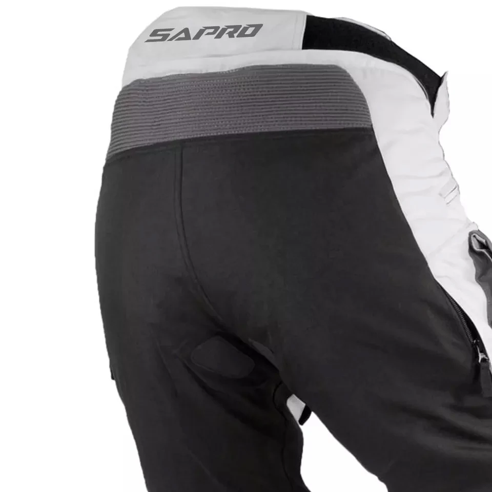 Womens Waterproof Textile Motorcycle Pants with CE Armor