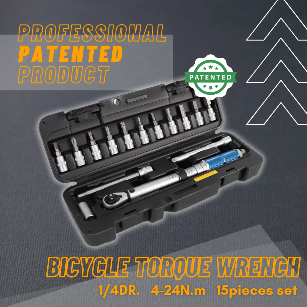 4-24 Nm Bicycle Torque Wrench - Patented Precision Tool