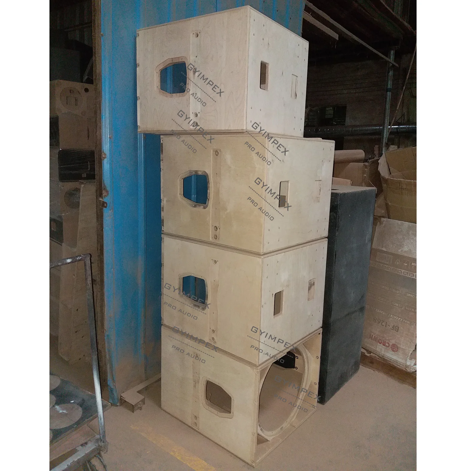 Bass Bin DJ Speakers - 18 Inch Big Bass Subwoofer Box