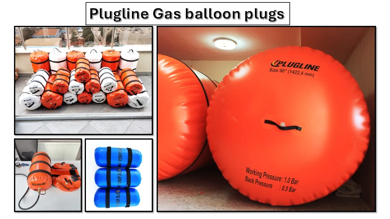 Plugline Inflatable PVC Balloon Pipe Stoppers for Safe Welding Maintenance