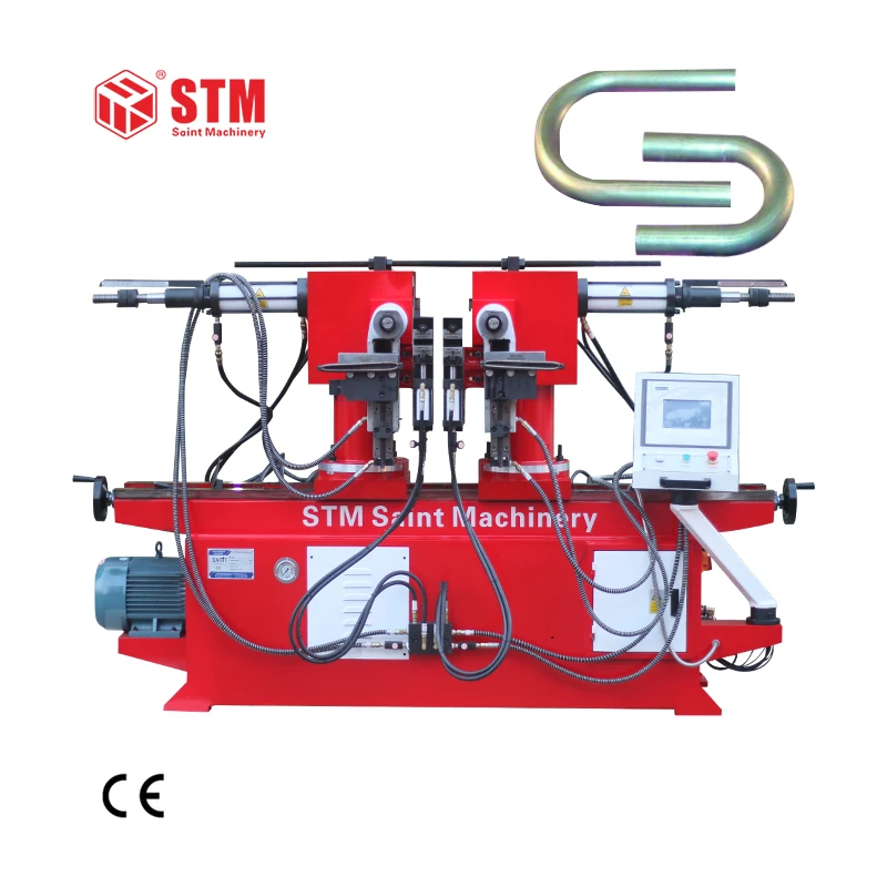 Stb-38nc Round And Square Iron Pipe Double Head Pipe Bending Machine ...