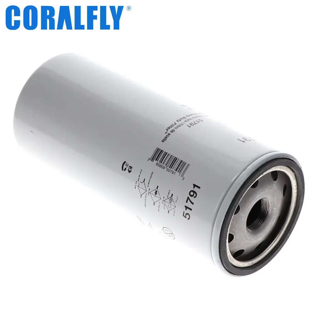 Coralfly P554004 Lf667 B7600 51791 Filtros De Aceite Alto Flujo For ...