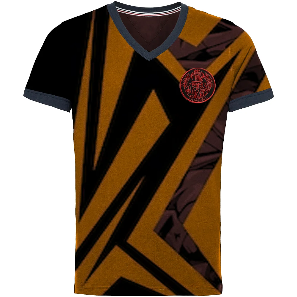 High Quality Plus Size V Neck T Shirt Short Set For Men 2023 Custom ...