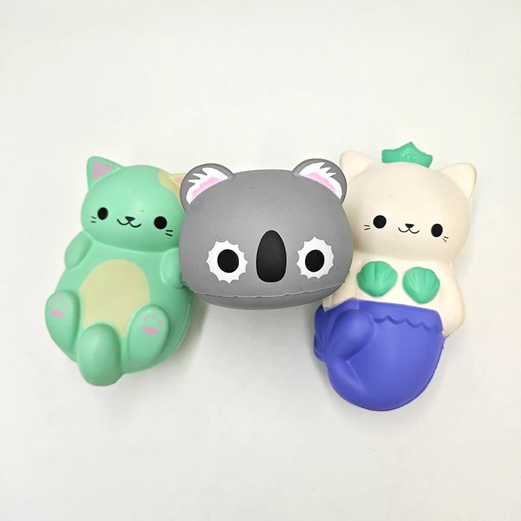 Oem Custom Cute Pu Foam Cartoon Squishy Slow Rising Squeeze Toys Foam ...