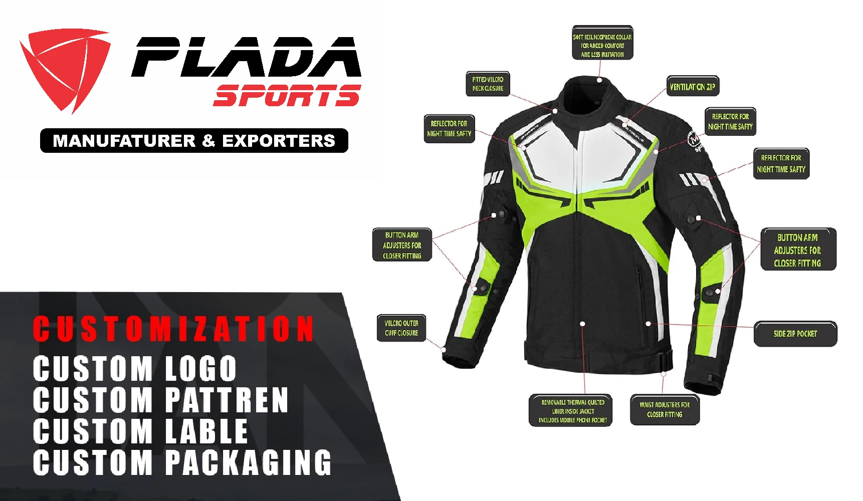 Wholesale Motorcycle Jackets Custom Motorcycle Jackets Real 100% ...