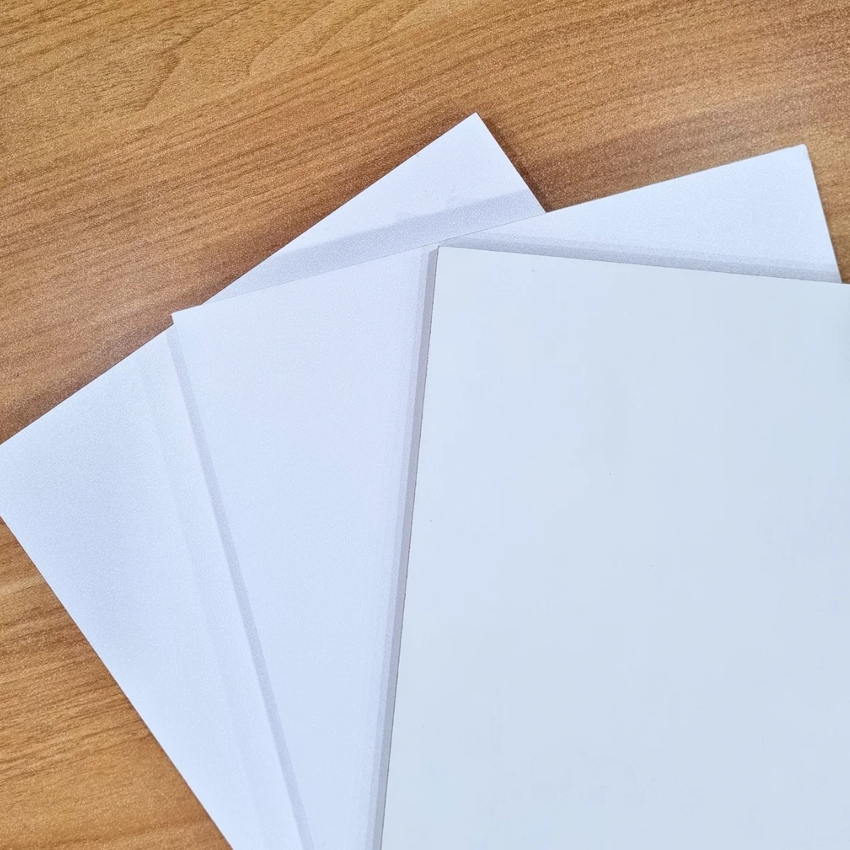 White Melamine Wood Grain Melamine Faced Plywood 15mm 18mm Carb P2 E0 ...