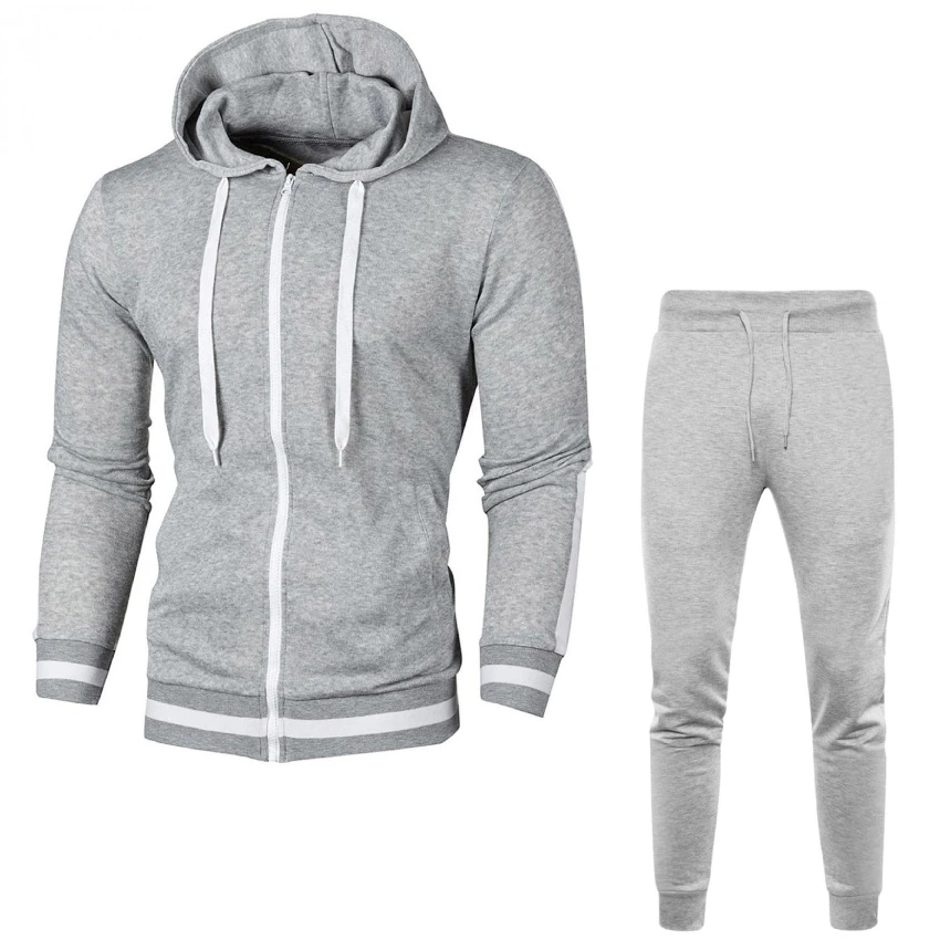Sportswears Gym Fitness Tech Fleece Training Tracksuits Men Two Piece ...