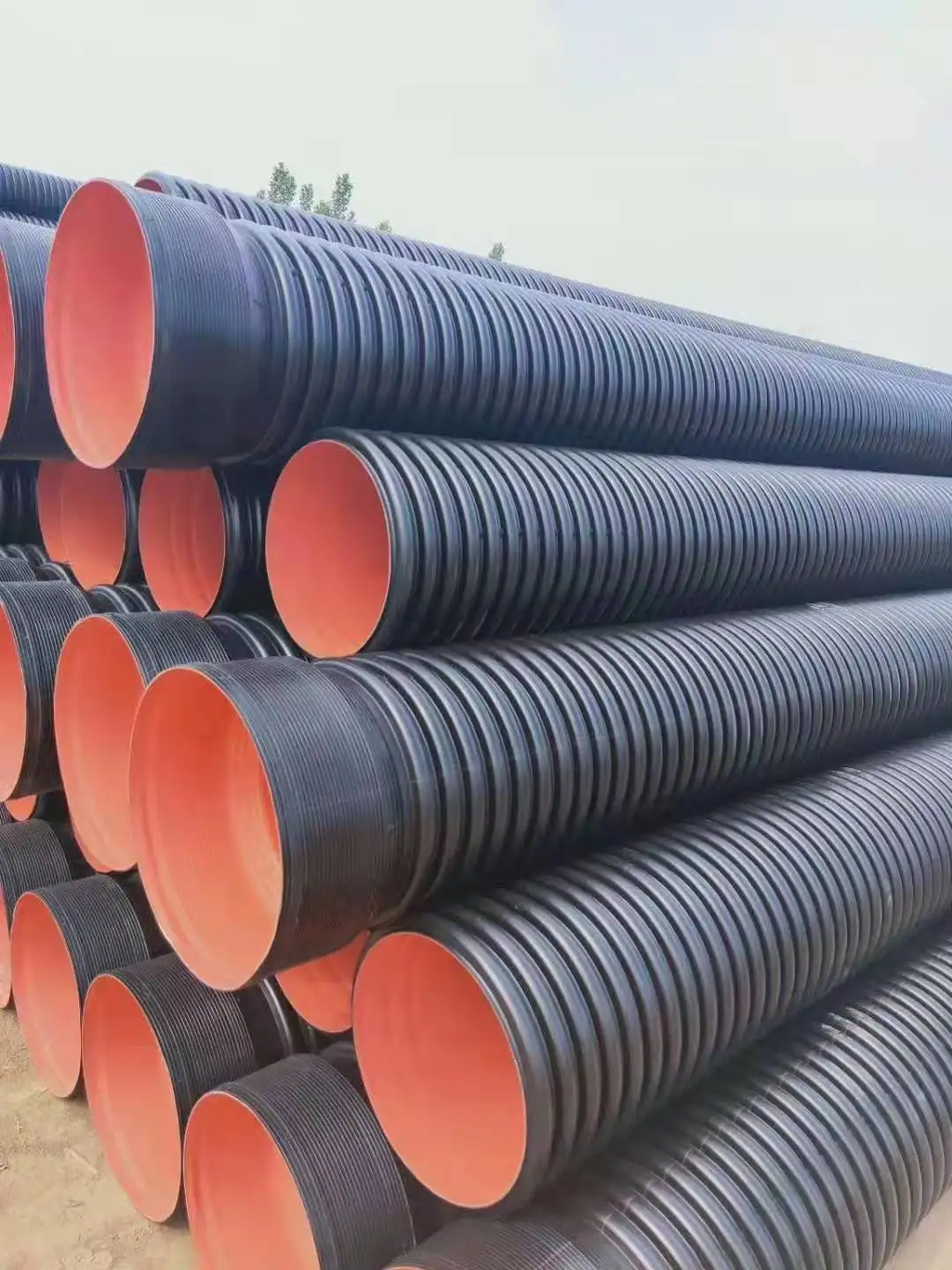 Hdpe Corrugated Pipes - Buy Corrugated Pipes,Double Wall Corrugated ...