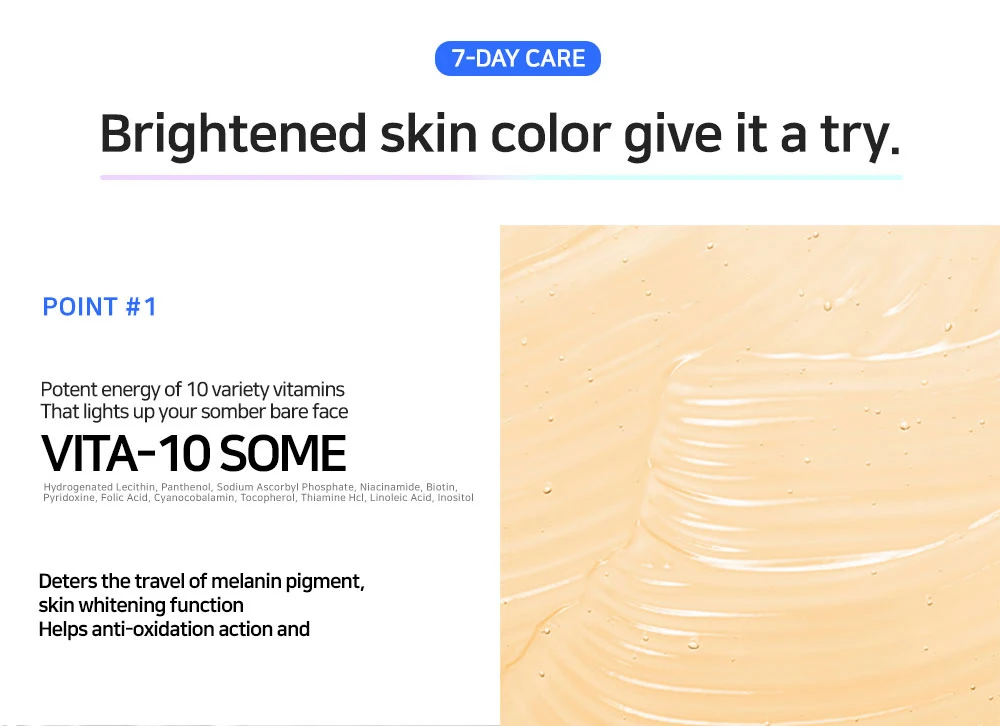 Korean Skincare Set Intensive Whitening Vitamin Three Type 7 Daus ...