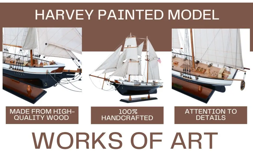 Harvey Painted Ship Model | Sample Available - Buy Amerigo Vespucci ...