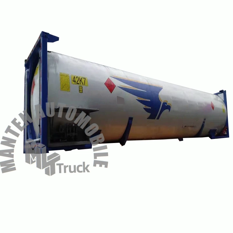 T75/ T50 20FT/ 40FT LNG ISO Tanks Liquid Oxygen Nitrogen Argon CO2 N2o ...