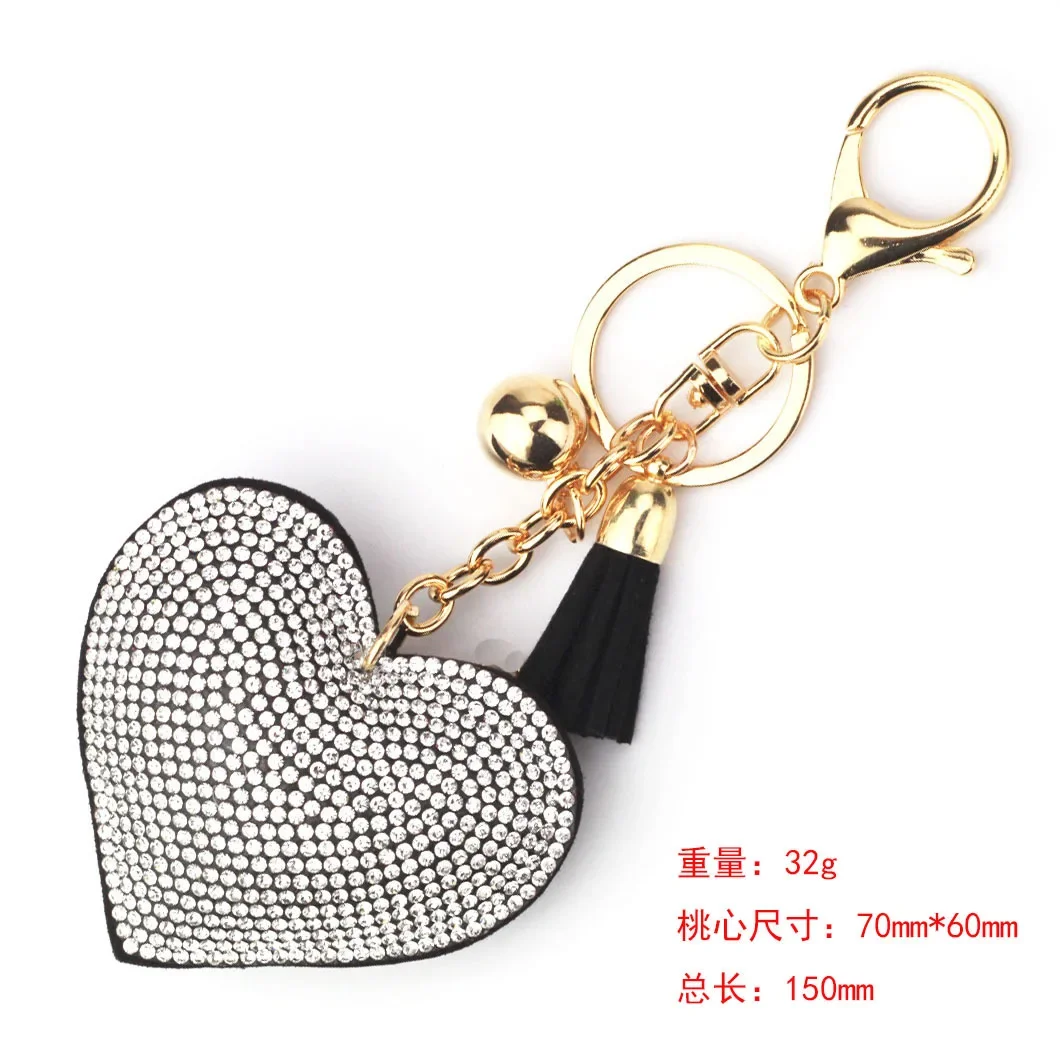 Hot Heart Shape Keychain Bag Charm Pendant Cute Promotional Key Chain ...