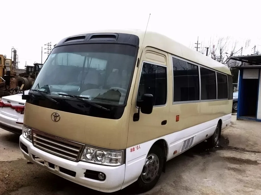 Used Toyota Coster 23 Seats Uesd Coach Bus Long Distance Bus - Buy Used ...