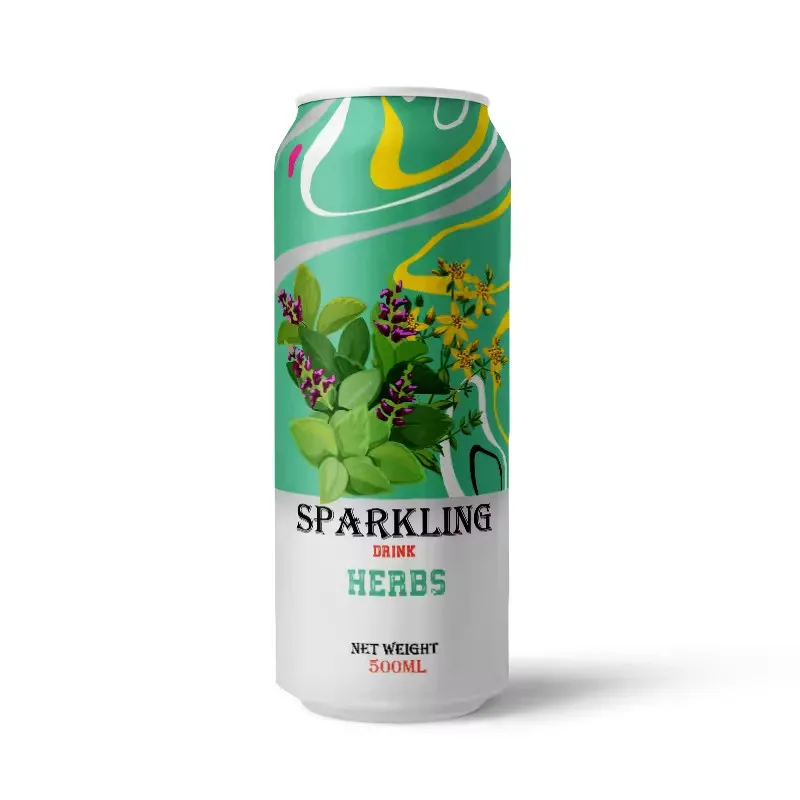Private Label Fruit Juice Sparkling Water OEM Carbonated Drinks in 500ml can High quality in ...