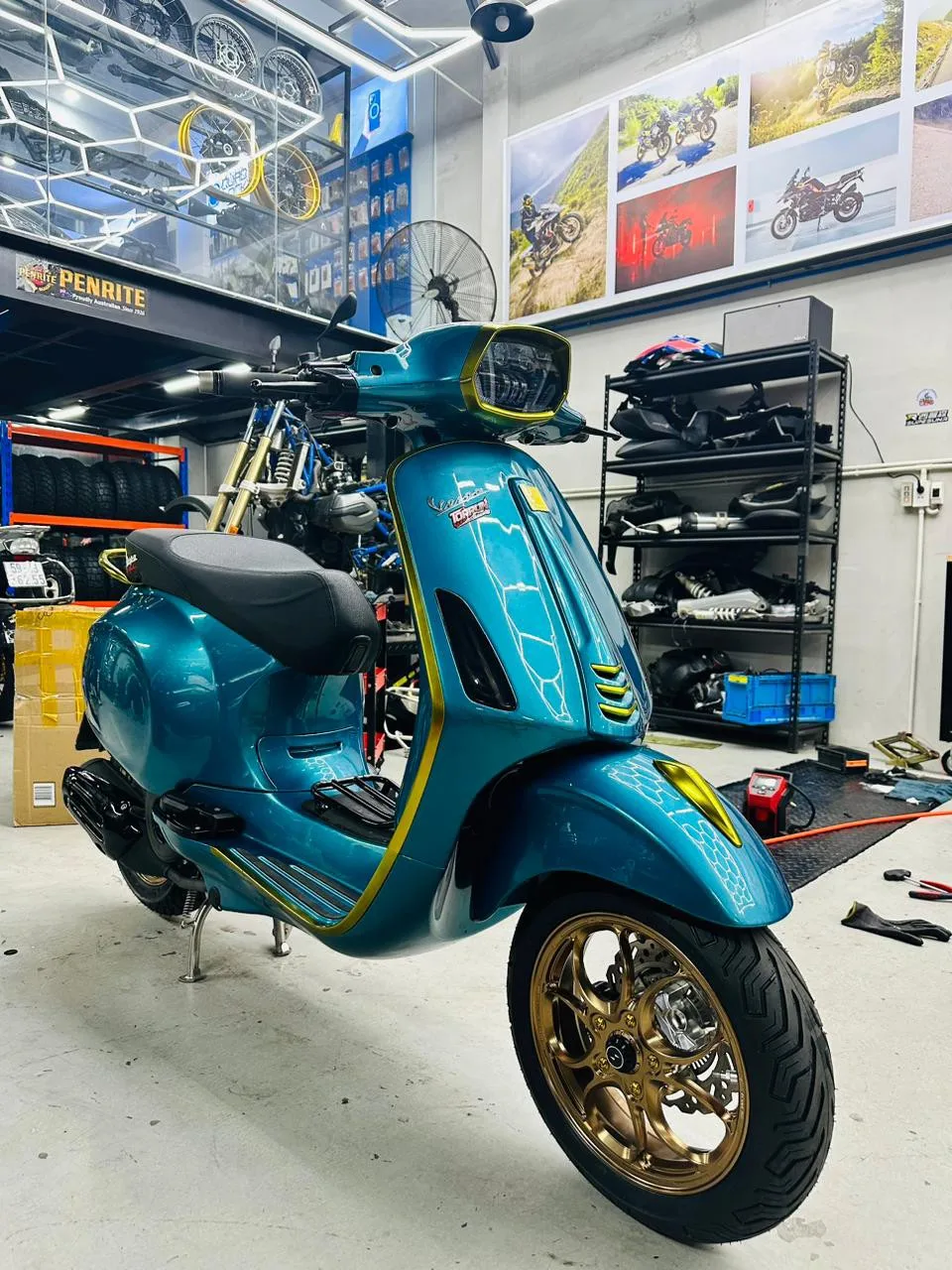 Motorcycle Wheel For Vespa Primavera 125 Rear Modified Cnc Forged ...