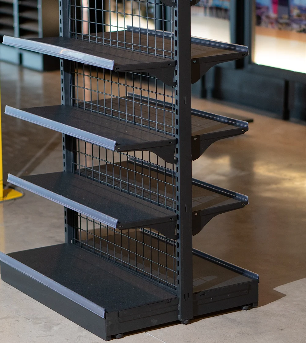 Custom Single-Sided Heavy Duty Metal Retail Display Shelf Stand ADONG ...