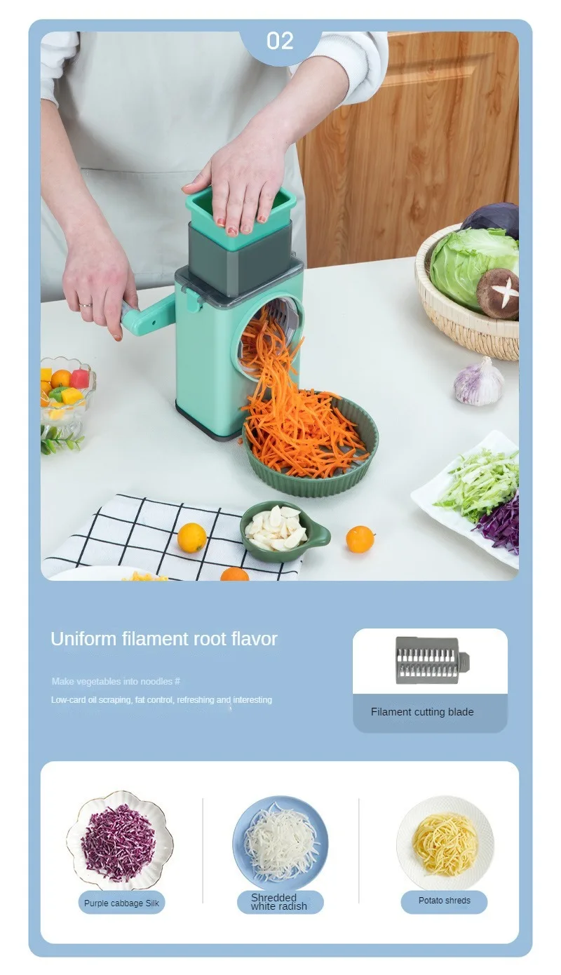 Kitchen Tools & Gadgets - Vegetable Cutter 3-1 Multifunctional