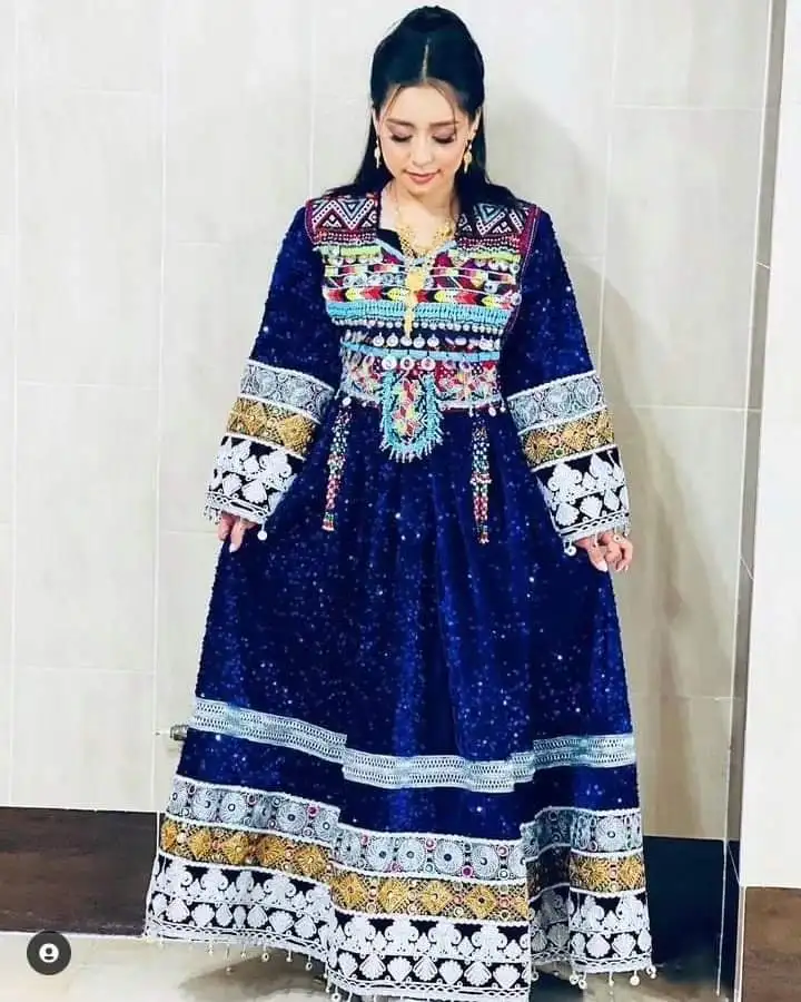 Tribal Ethnic Vintage Kuchi Dress For Women Multi Color Traditional ...