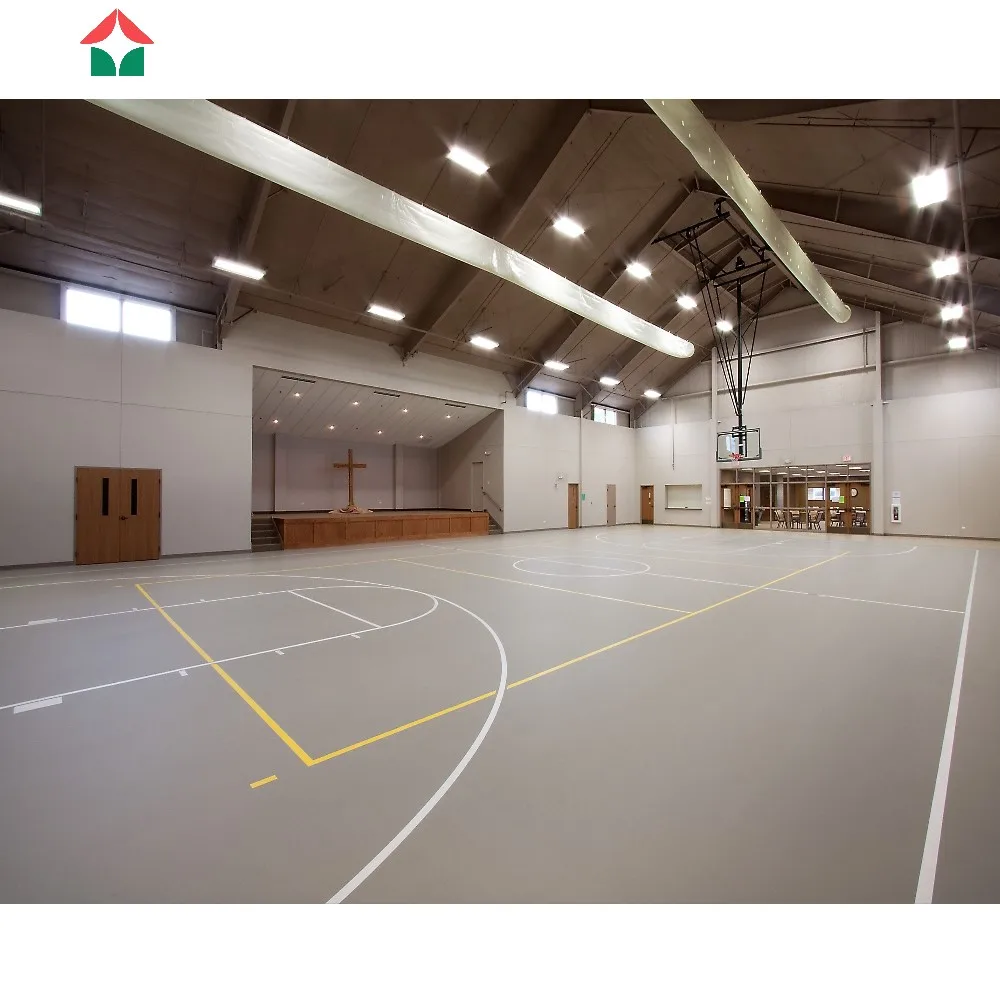 Prefab Portal Frame Steel Truss Roof Building Fast Assembly Basketball ...