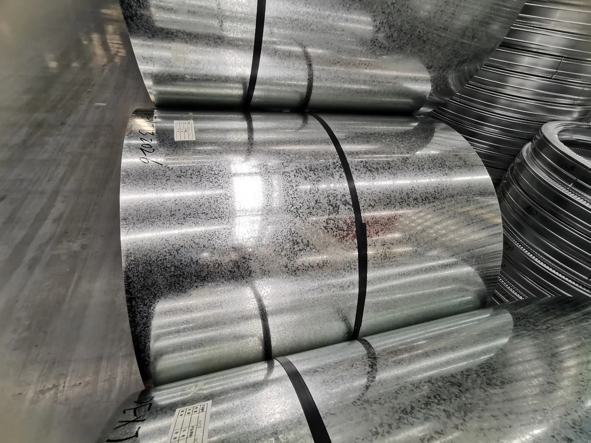 Galvalume/galvanizing Steel Gi/gl/ppgi/ppgl/hdgl/hdgi Color Coated Steel Coil Making Roofing ...