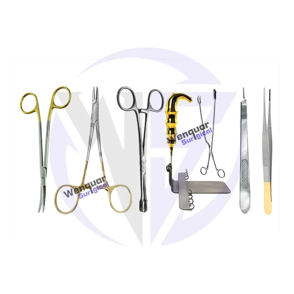 High Quality 7 Pcs Infant Surgical Set Laparotomy Instruments for ...