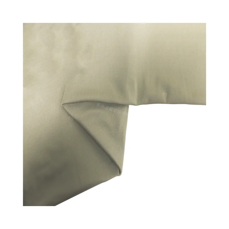 50%poly 50%spandex light khaki color Elastic Breathable Fabric ...