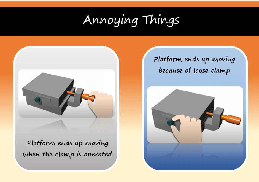 Clampless X-axis Horizontal Precision Positioning Lock Stage For Fiber ...