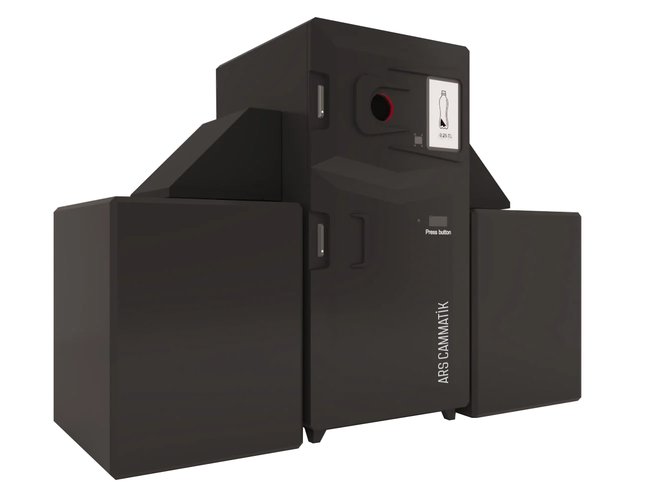 Smart Reverse Vending Machine For Recycling Glass Bottle Plastic And ...